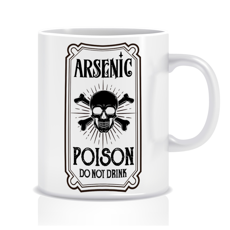 Kubek z grafiką Halloween (arsenic poison, trucizna) - mitzu.pl Kubek z grafiką Halloween (arsenic poison, trucizna) - mitzu.pl